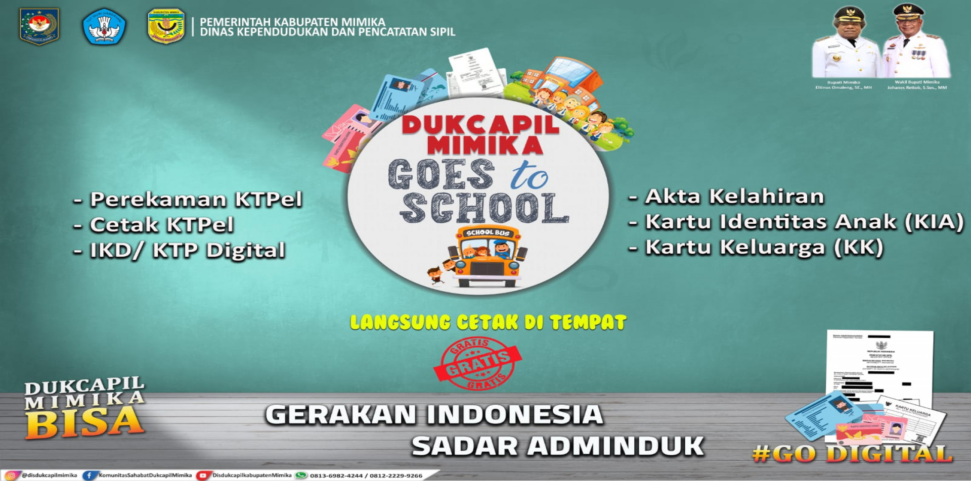 DISDUKCAPIL KABUPATEN MIMIKA - Dinas Kependudukan Dan Pencatatan Sipil DISDUKCAPIL KABUPATEN MIMIKA - Dinas Kependudukan Dan Pencatatan Sipil